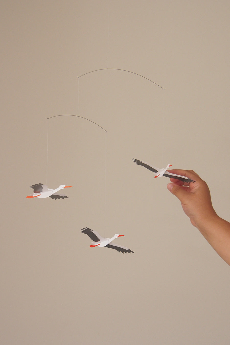 Flensted Mobile - Danish Lucky Storks | Kura Studio